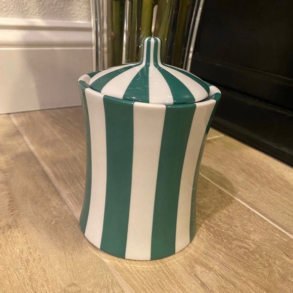 Jonathan Adler | Accents | New Jonathan Adler Vice Canister Green White ...
